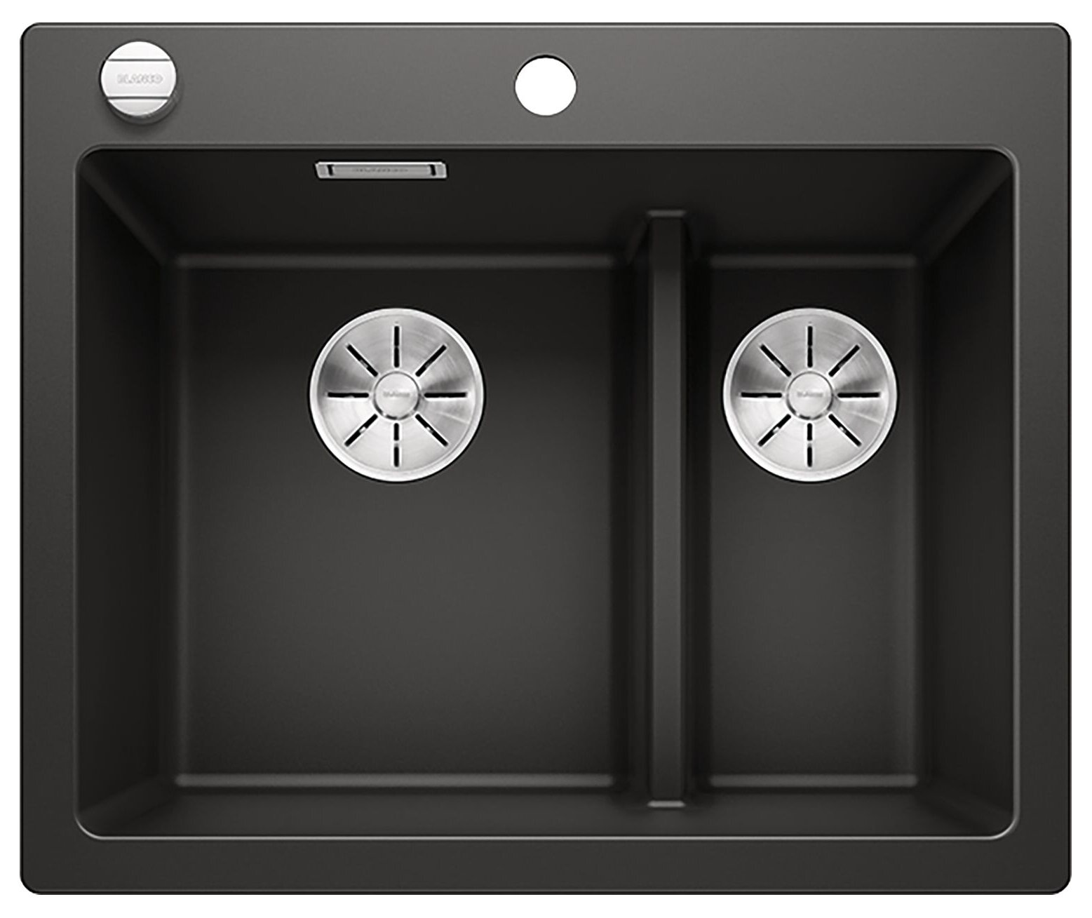 BLANCO Pleon 6 Split 525956 Czarny Zlewozmywak - niskie ceny i opinie w ...
