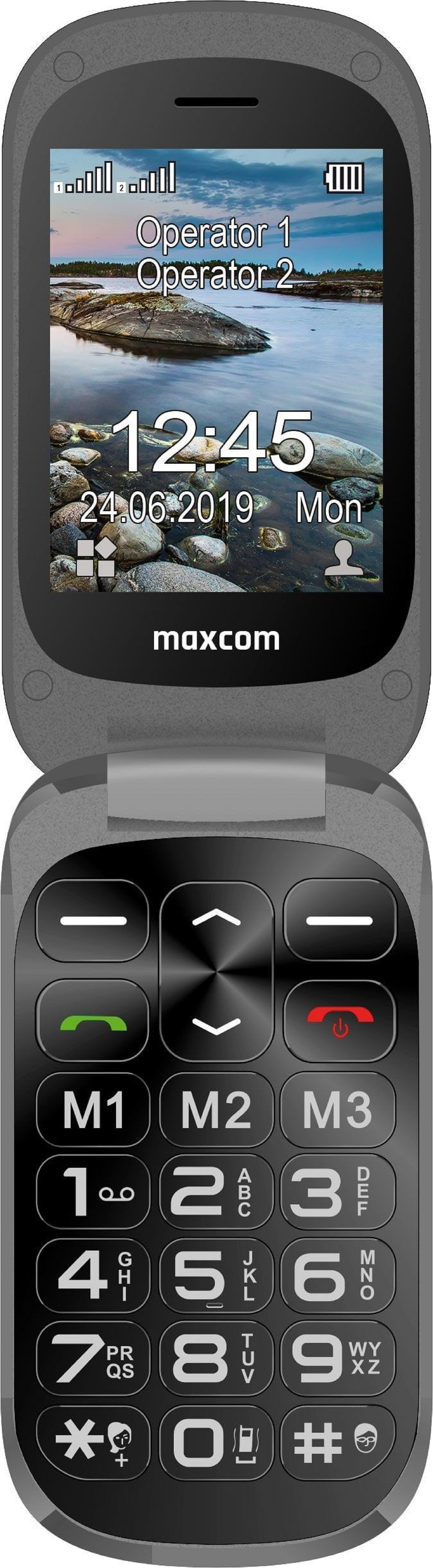 MAXCOM Comfort MM826 Czarny Telefon - niskie ceny i opinie w Media Expert