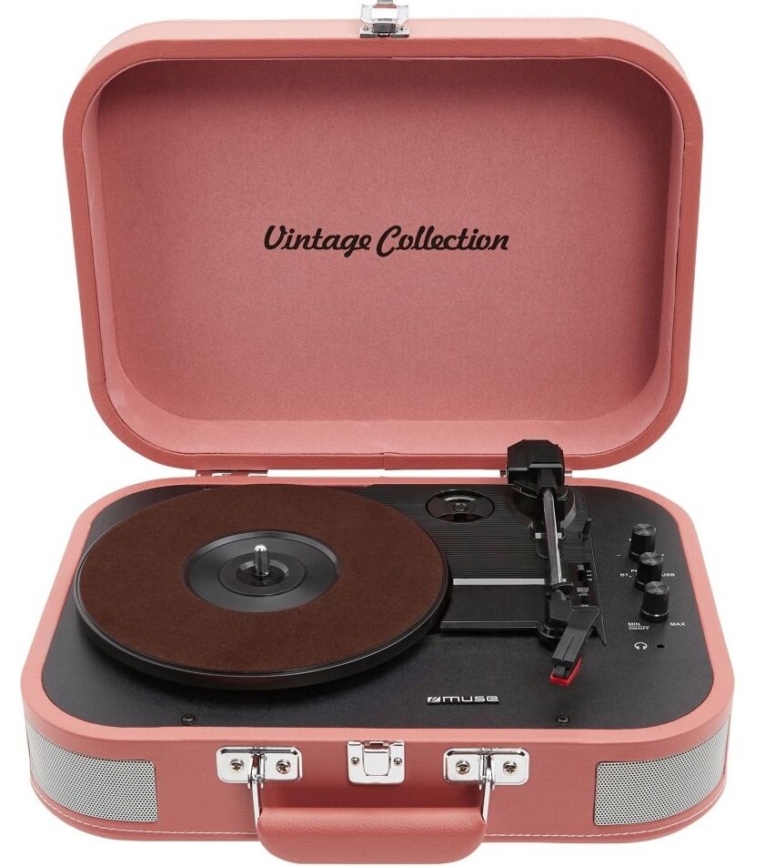 MUSE MT-201 BTP Różowy Gramofon - niskie ceny i opinie w Media Expert