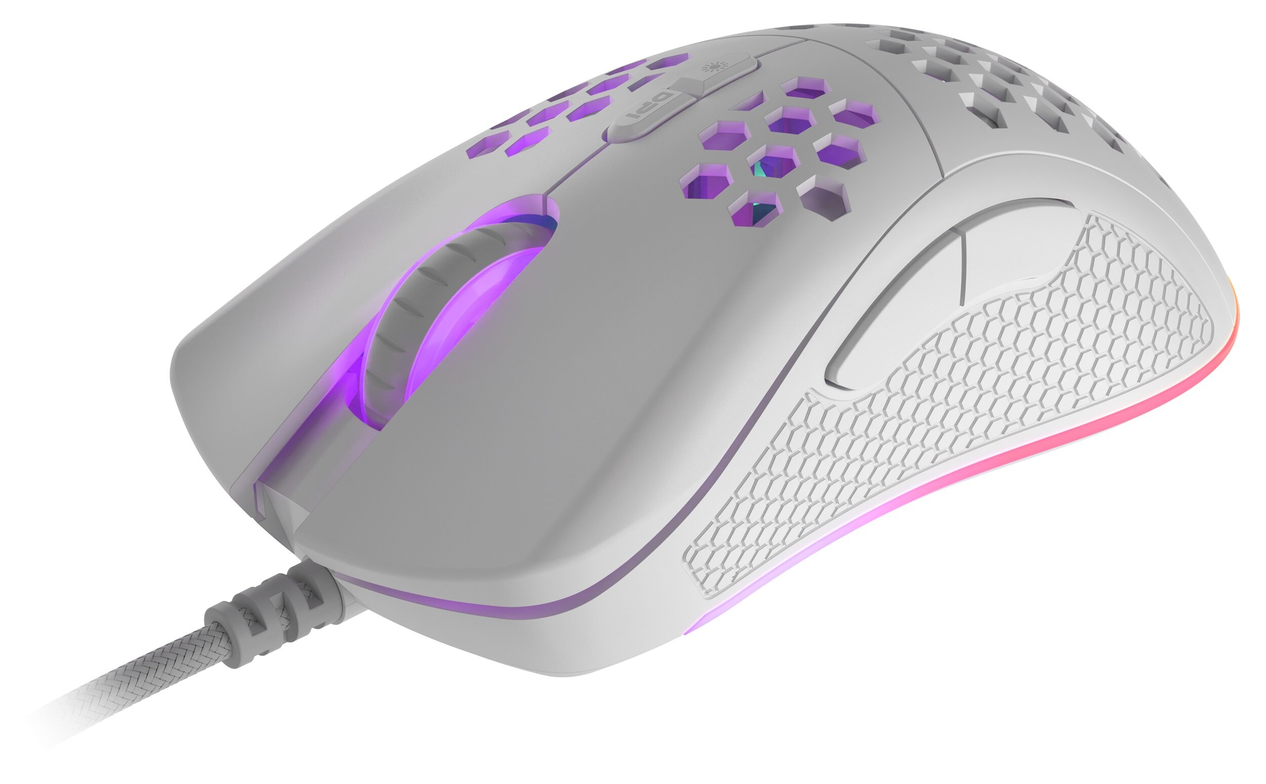 GENESIS Krypton 555 Biały Mysz - niskie ceny i opinie w Media Expert