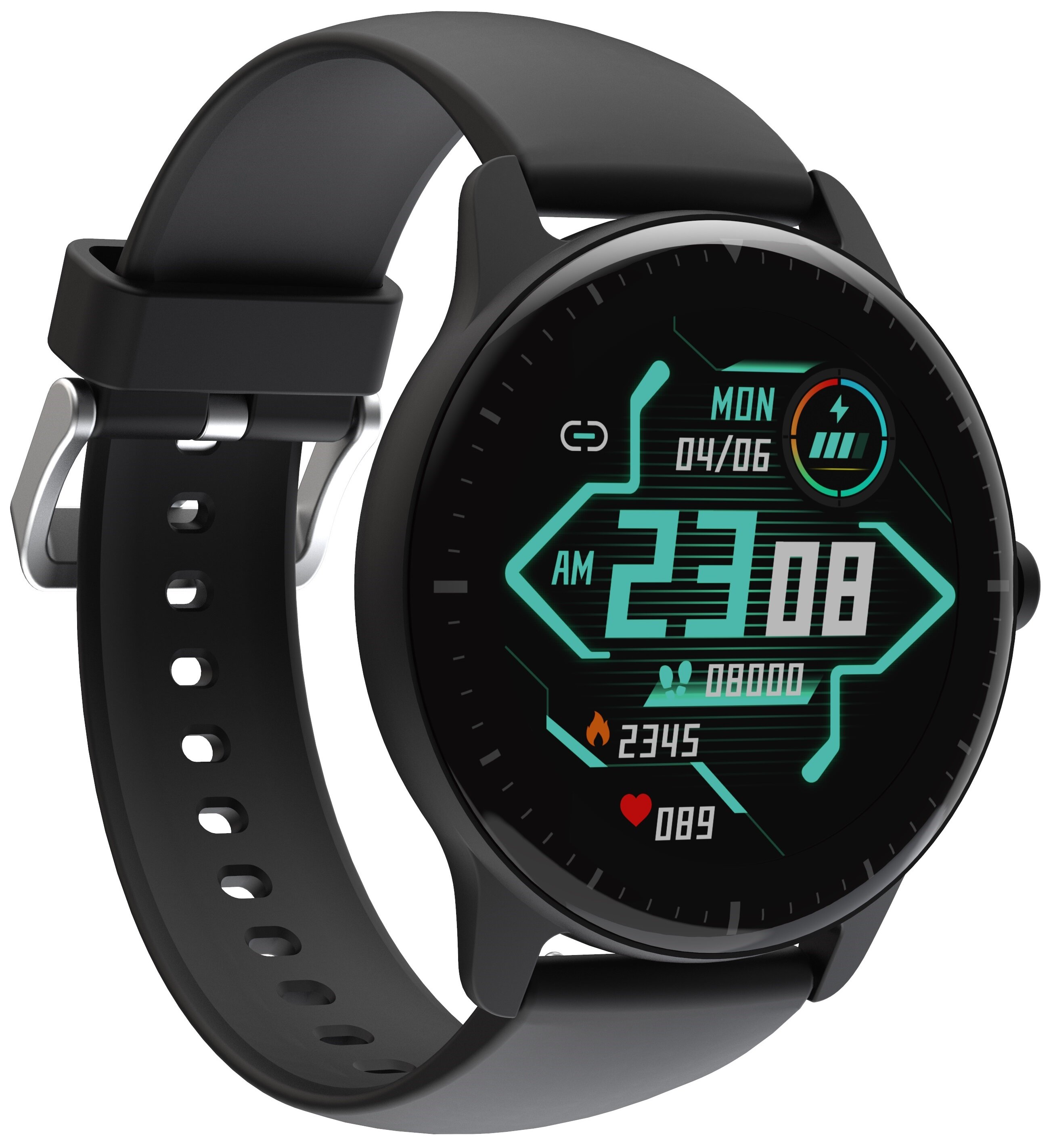 DOOGEE CR1 Czarny Smartwatch - niskie ceny i opinie w Media Expert
