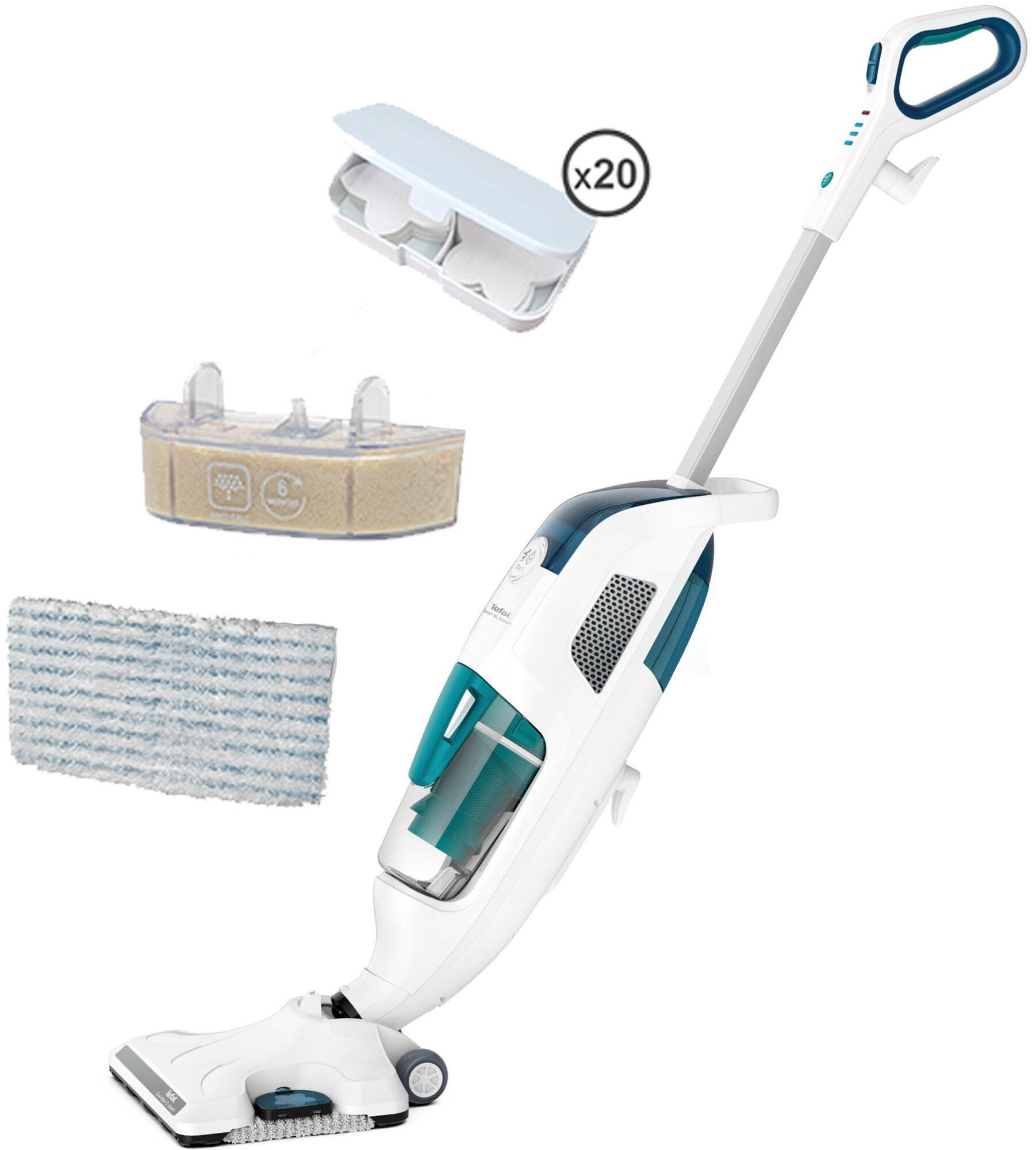 TEFAL Clean & Steam Revolution VP7777 Odkurzacz - niskie ceny i opinie ...