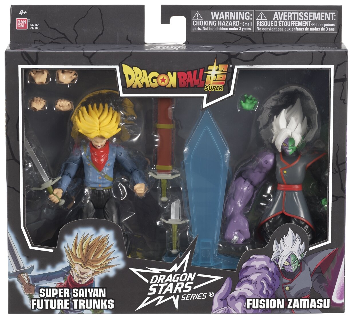 BANDAI Dragon Ball Dragon Stars SSF Trunks Fusion Zamasu DS37166 Zestaw ...