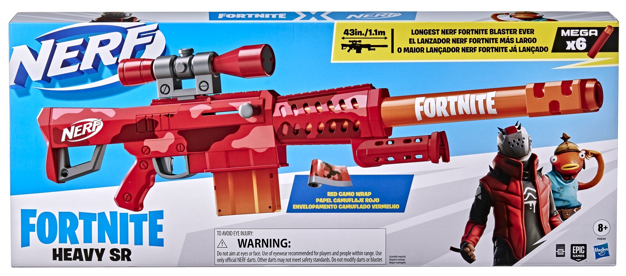 Wyrzutnia Nerf Fortnite Heavy SR Blasted F0929 - niskie ceny i opinie w ...