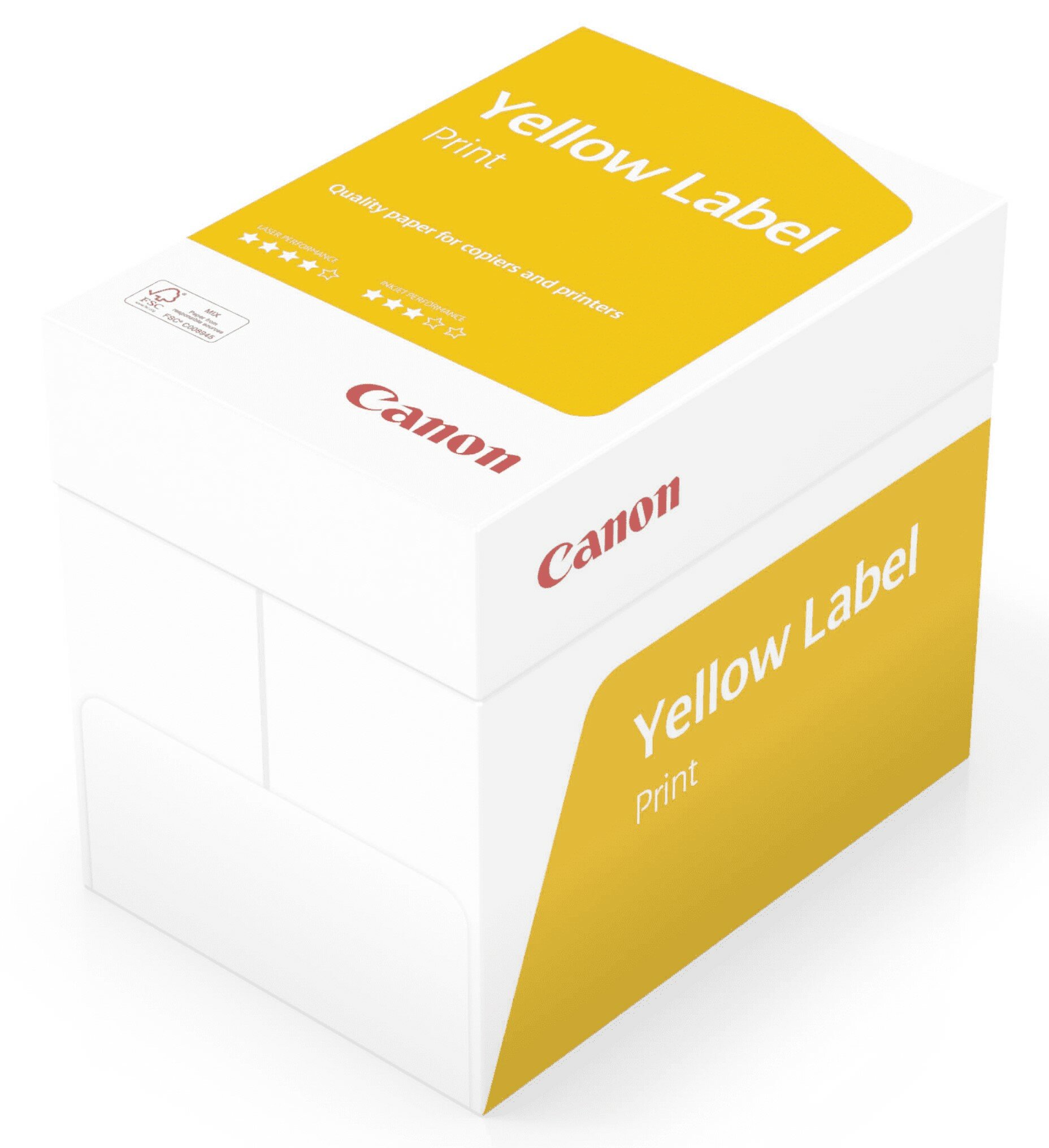 CANON Yellow Label A4 5x500 arkuszy Papier do drukarki - niskie ceny i ...