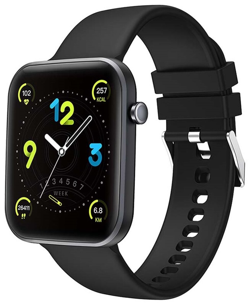 COLMI P15 Czarny Smartwatch - niskie ceny i opinie w Media Expert