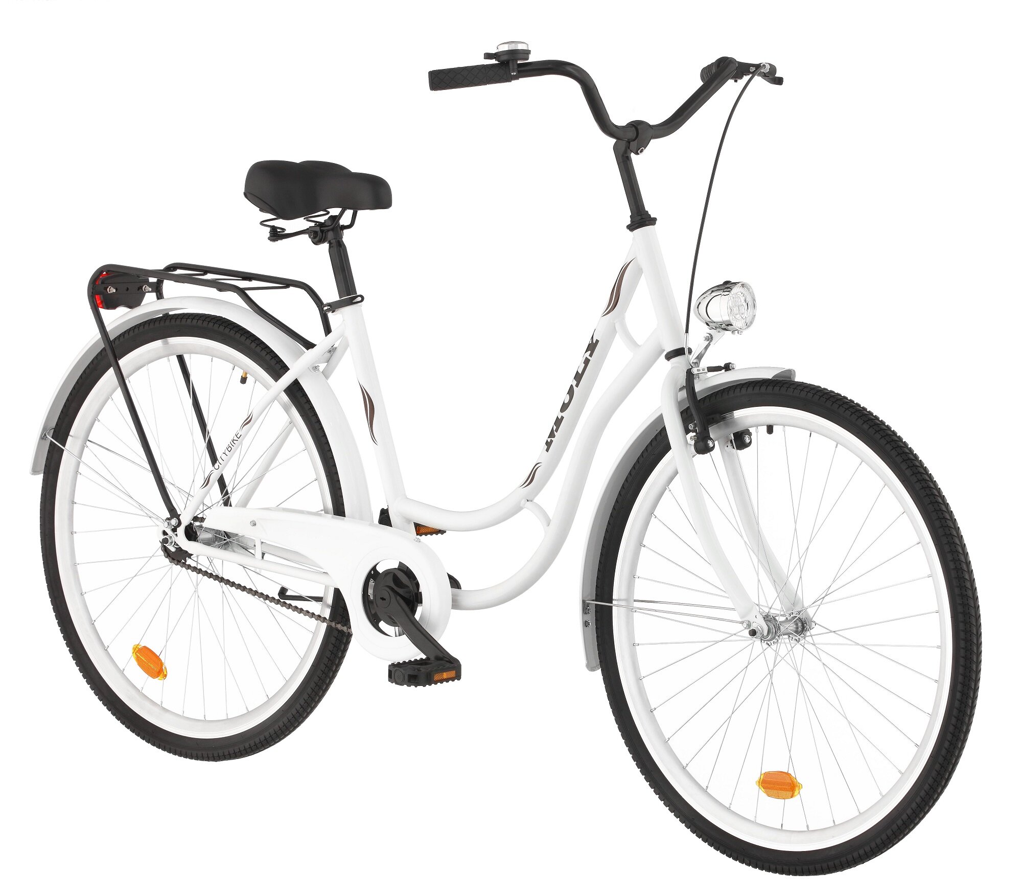 DAWSTAR Moly 1B 28 cali damski Biały Rower miejski - niskie ceny i ...