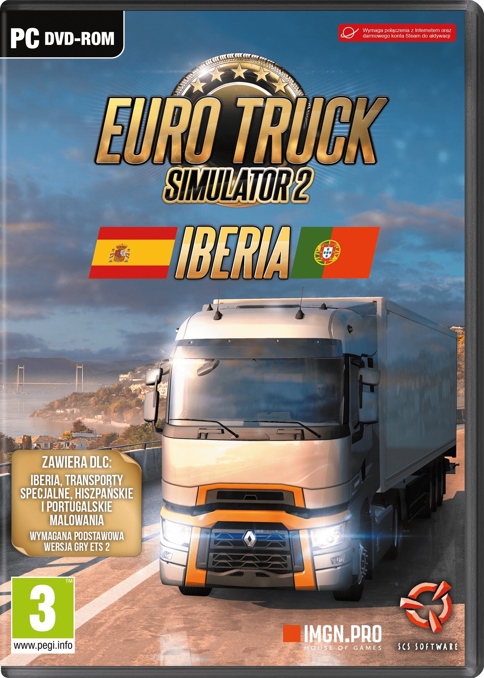Euro Truck Simulator 2 Iberia Gra Pc Niskie Ceny I Opinie W Media Expert