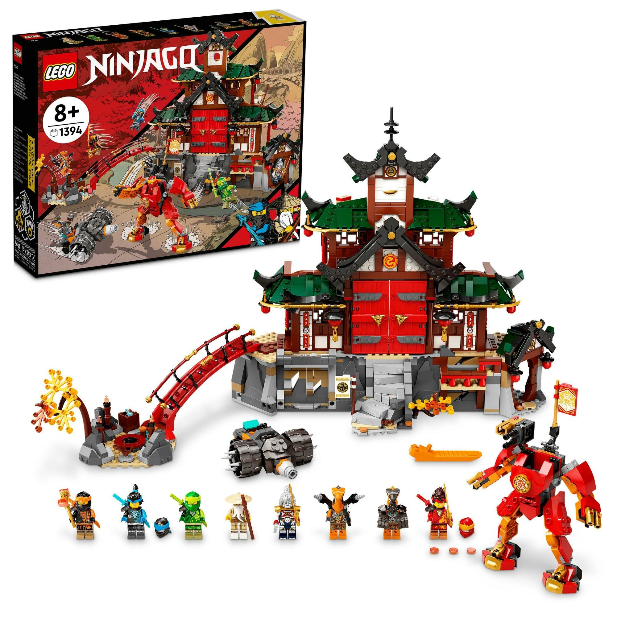 LEGO Ninjago Dojo ninja w świątyni 71767 - niskie ceny i opinie w Media Expert