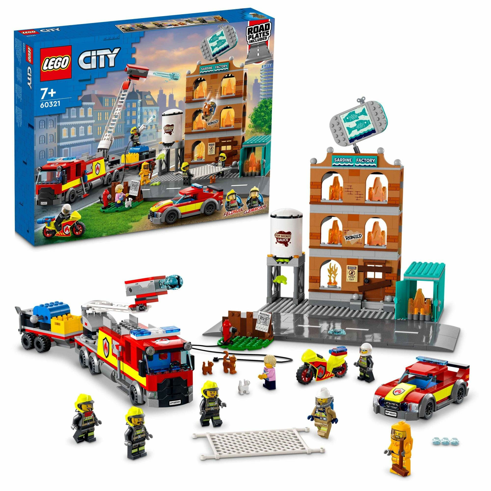 LEGO 60321 City Straż pożarna - niskie ceny i opinie w Media Expert
