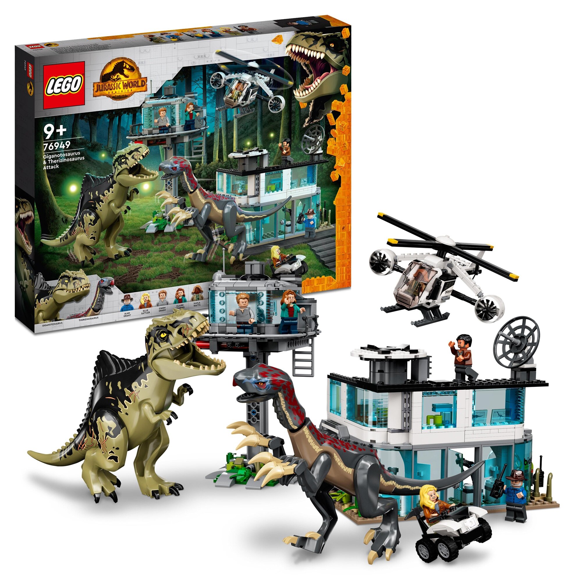 LEGO 76949 Jurassic World Atak giganotozaura i terizinozaura - niskie ...