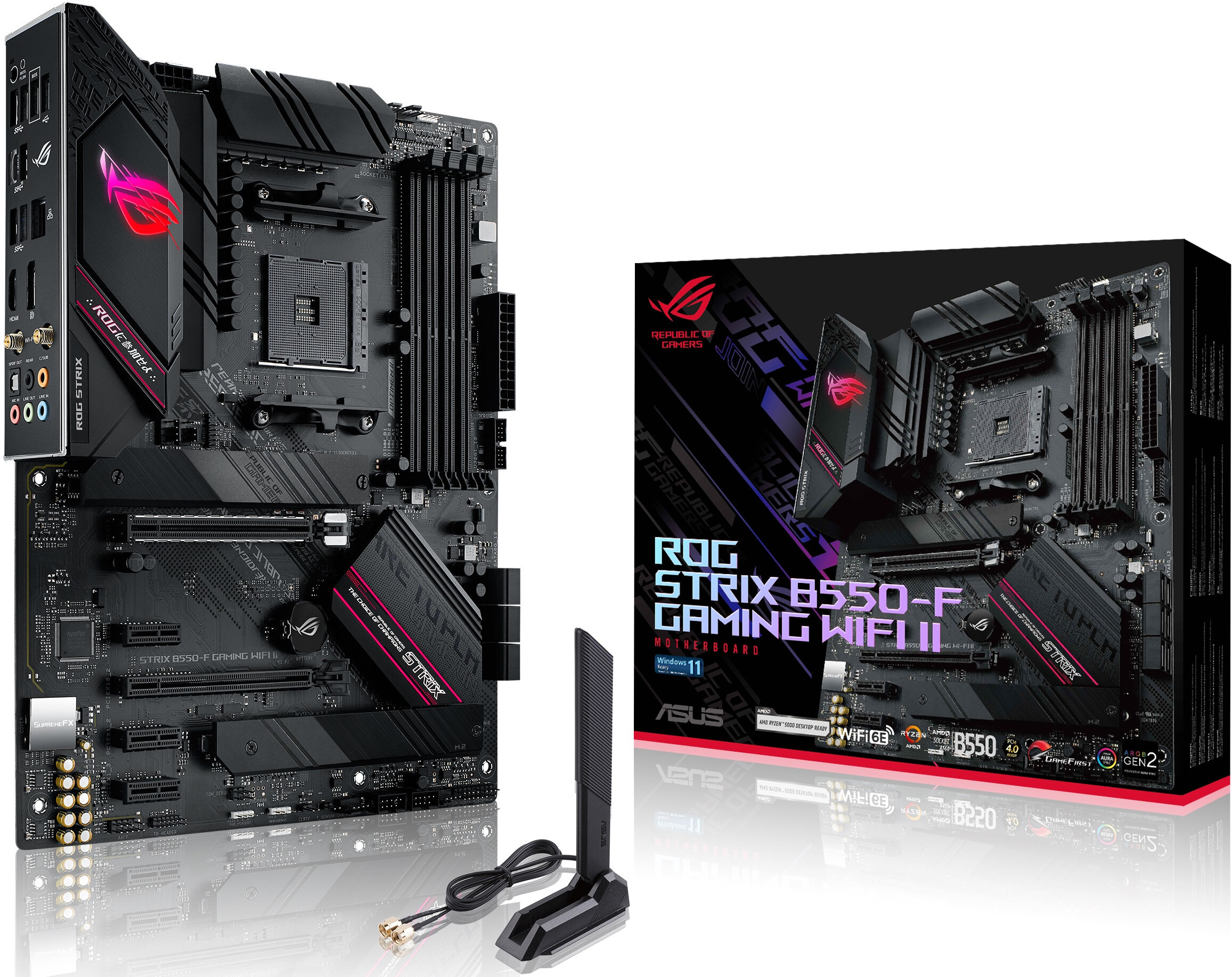 ASUS ROG Strix B550-F Gaming Wi-Fi II Płyta główna - niskie ceny i ...