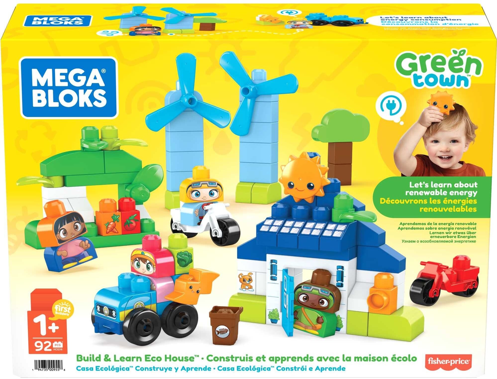MEGA Bloks Fisher Price Eko domek HCG36 Klocki plastikowe - niskie ceny ...