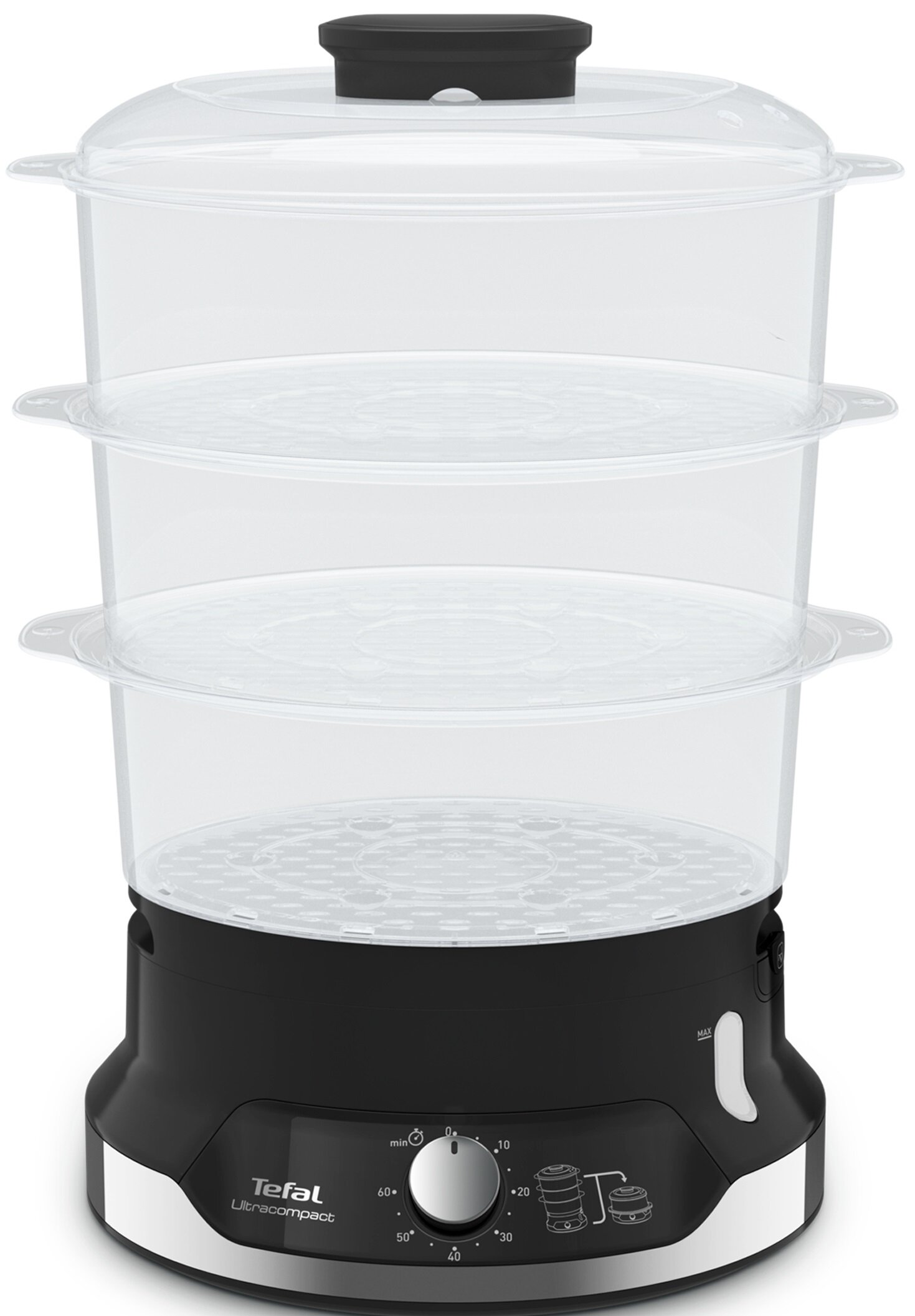 TEFAL VC2048 Ultracompact Parowar - niskie ceny i opinie w Media Expert