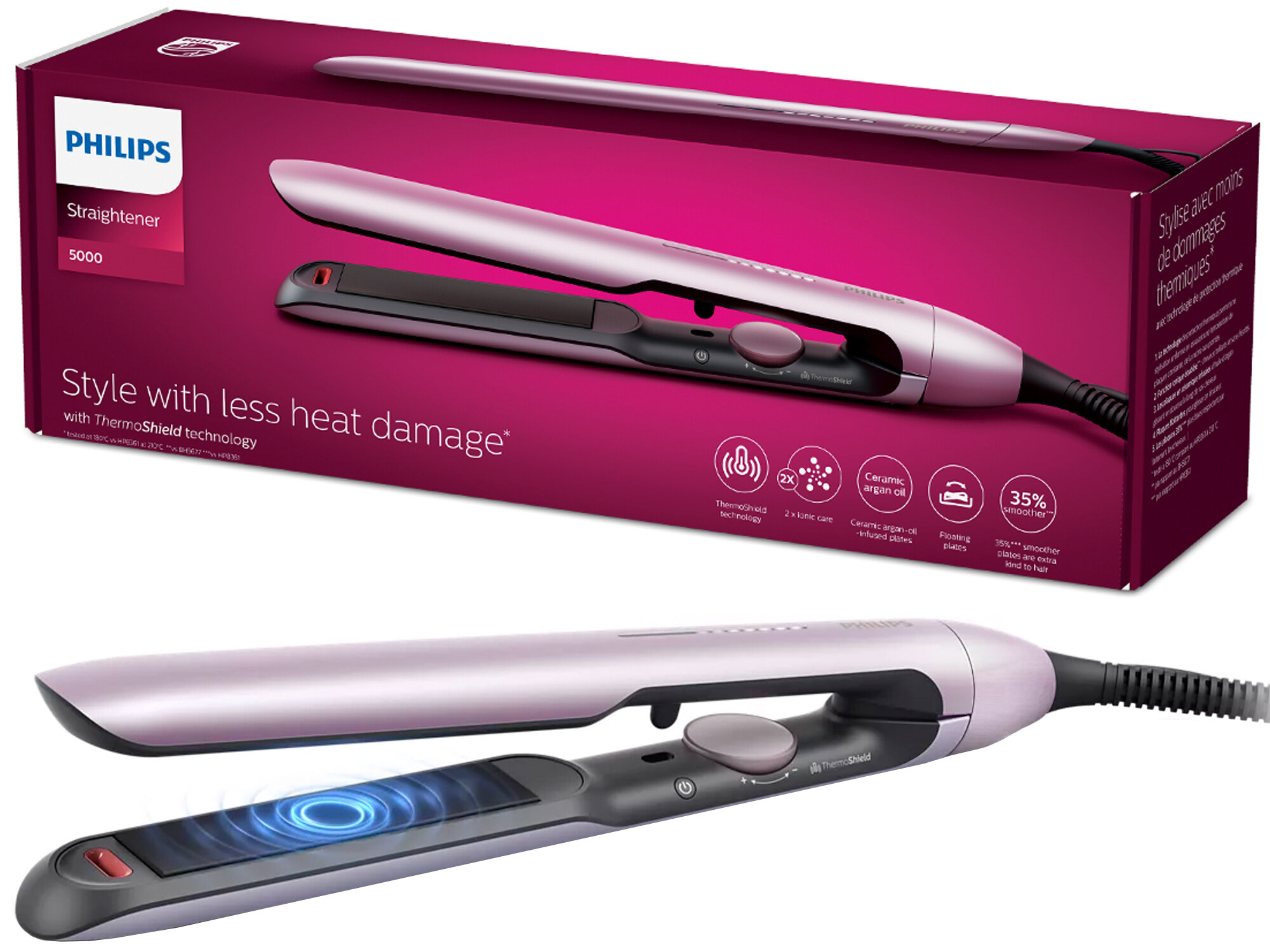 PHILIPS BHS530/00 Prostownica - niskie ceny i opinie w Media Expert