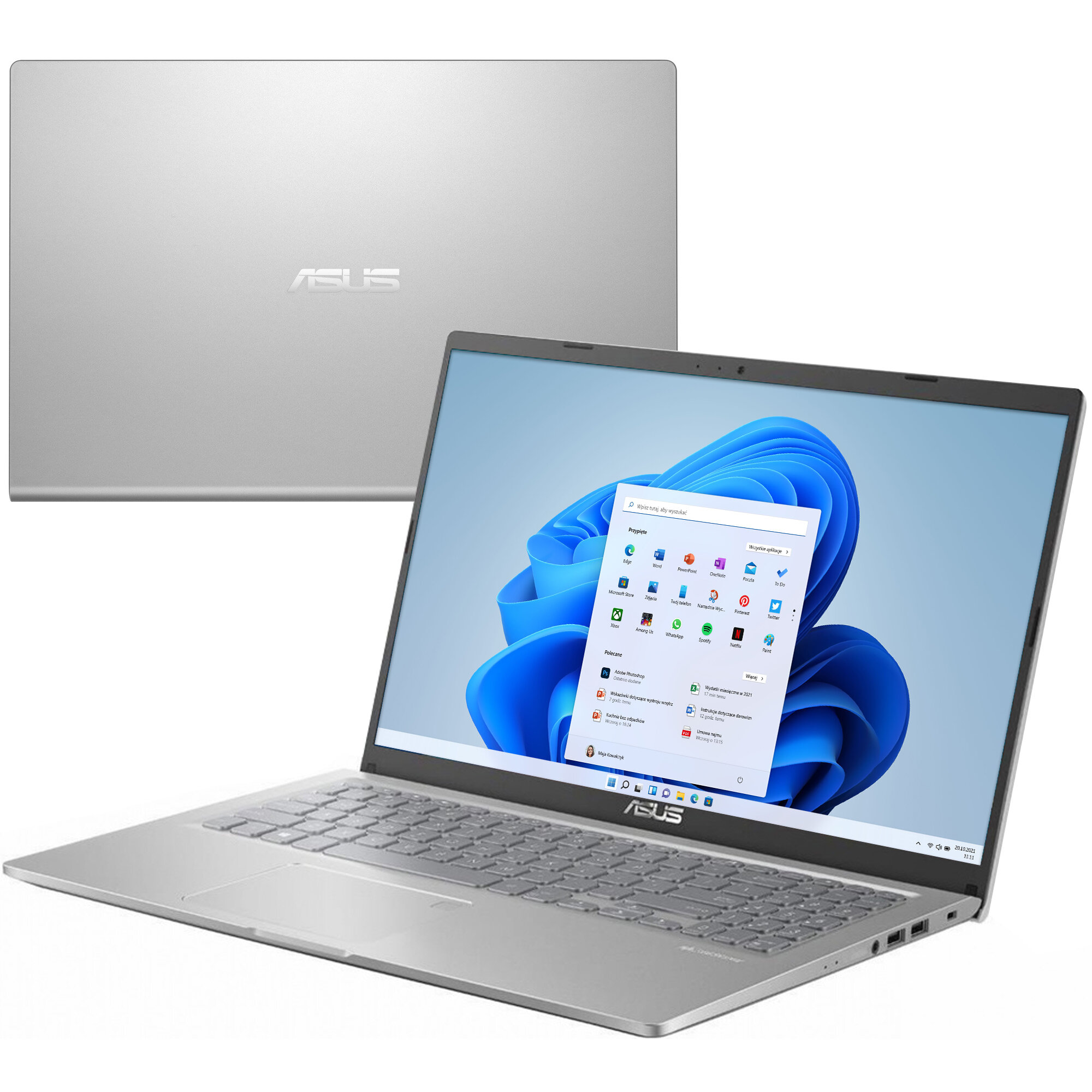 ASUS VivoBook X515EA-BQ1226W 15.6" IPS i3-1115G4 8GB RAM 512GB SSD Windows 11 Home Laptop ...