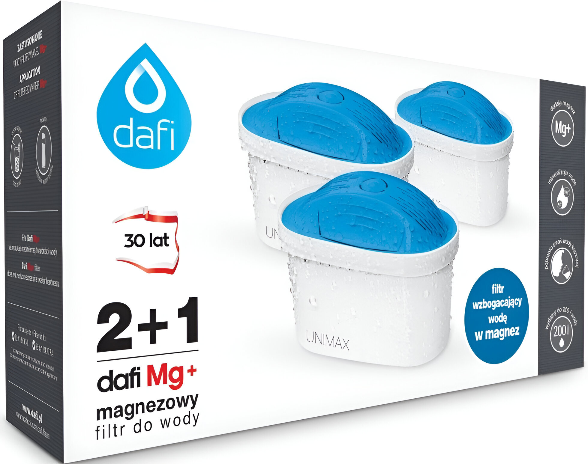 DAFI Unimax Mg+ (3 szt.) Wkład filtrujący - niskie ceny i opinie w ...