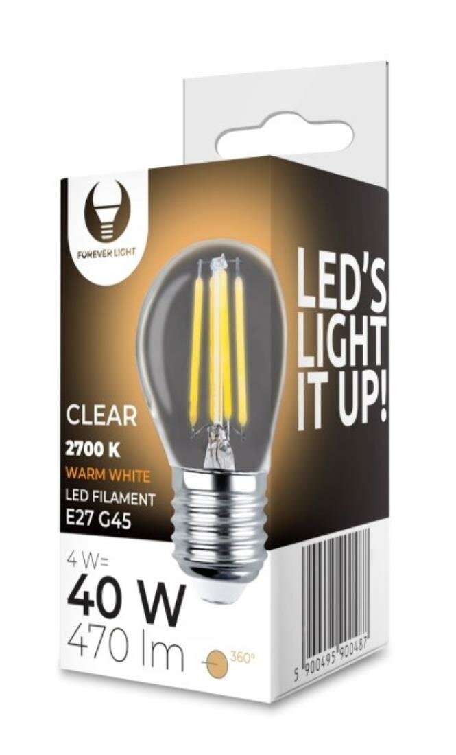 FOREVER LIGHT RTV0100003 4W E27 Żarówka LED - niskie ceny i opinie w ...