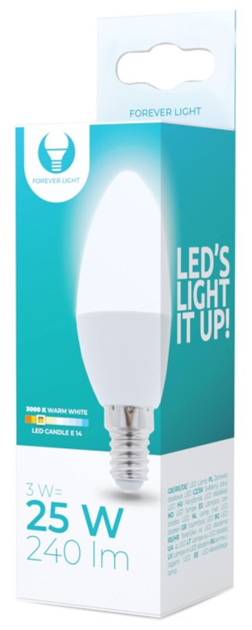 FOREVER LIGHT RTV003433 3W E14 Żarówka LED - niskie ceny i opinie w Media Expert