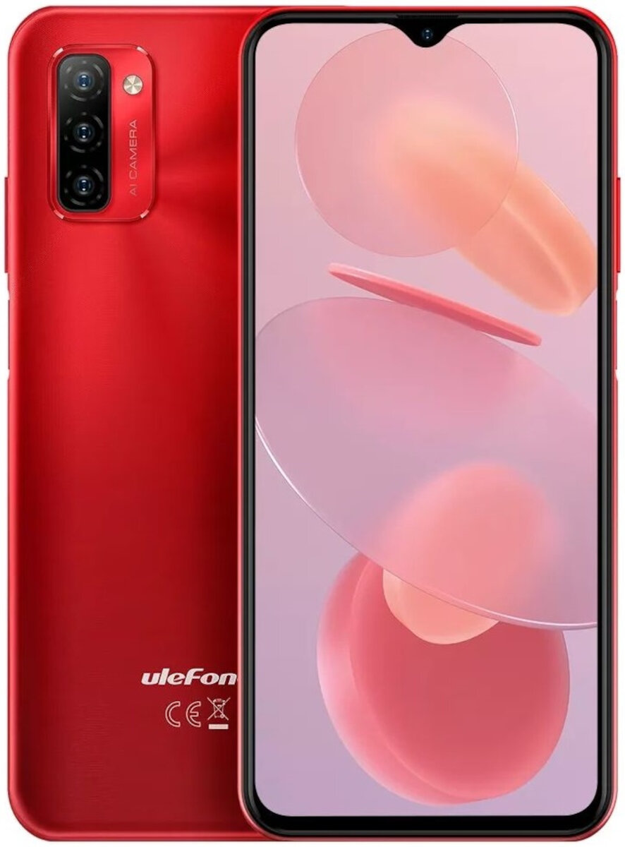 ULEFONE Note 12P 4GB/64GB 6.82" Czerwony UF-N12P RD Smartfon - niskie ...