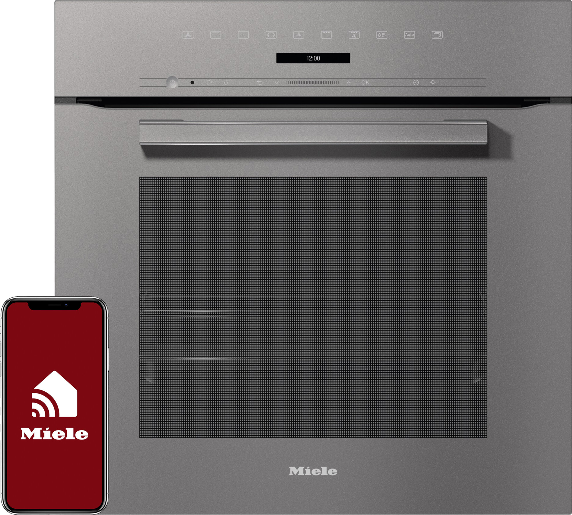 MIELE H 7264 B Elektryczny Grafitowo-szary A+ Piekarnik - niskie ceny i ...