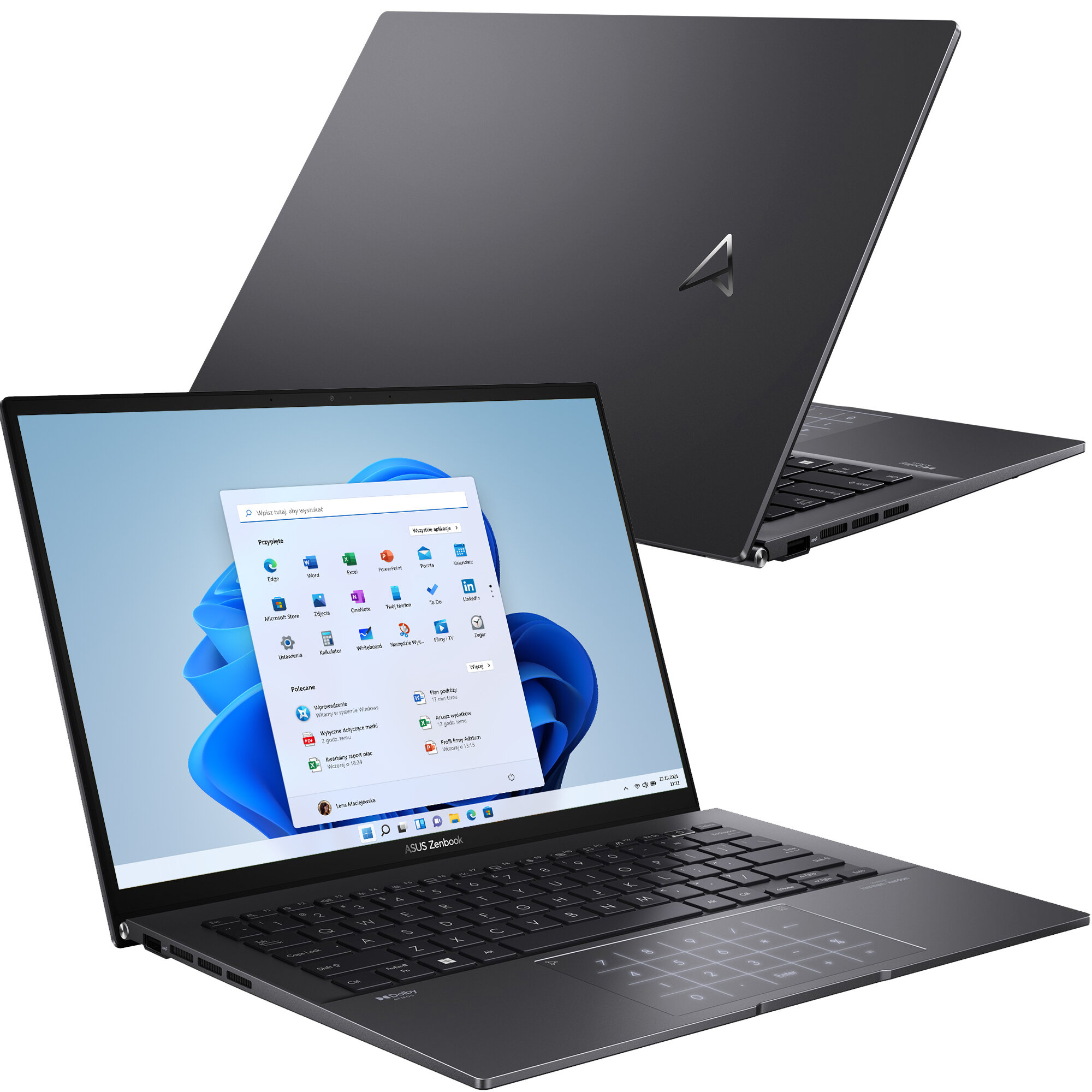 Laptop ASUS ZenBook UM3402YA-KN086W 14" OLED R5-5625U 16GB RAM 512GB ...
