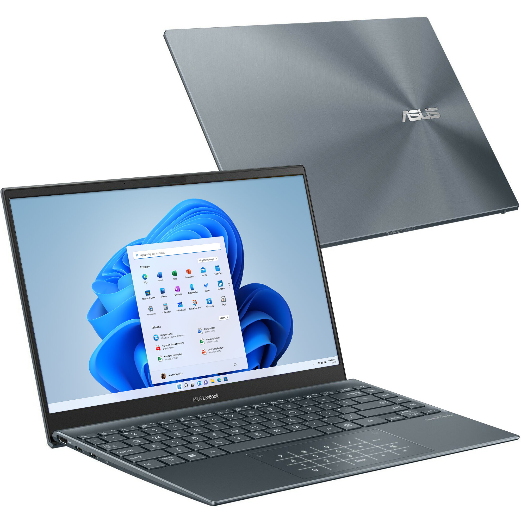Laptop ASUS ZenBook UX325EA-KG649W 13.3" OLED i5-1135G7 16GB RAM 512GB ...