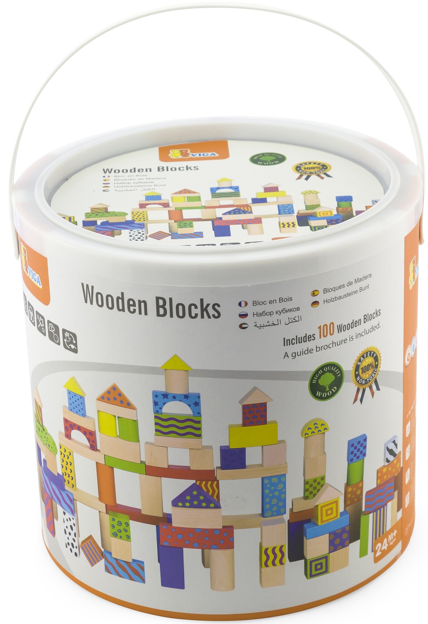 VIGA Colorful set 59696 Klocki drewniane - niskie ceny i opinie w Media ...