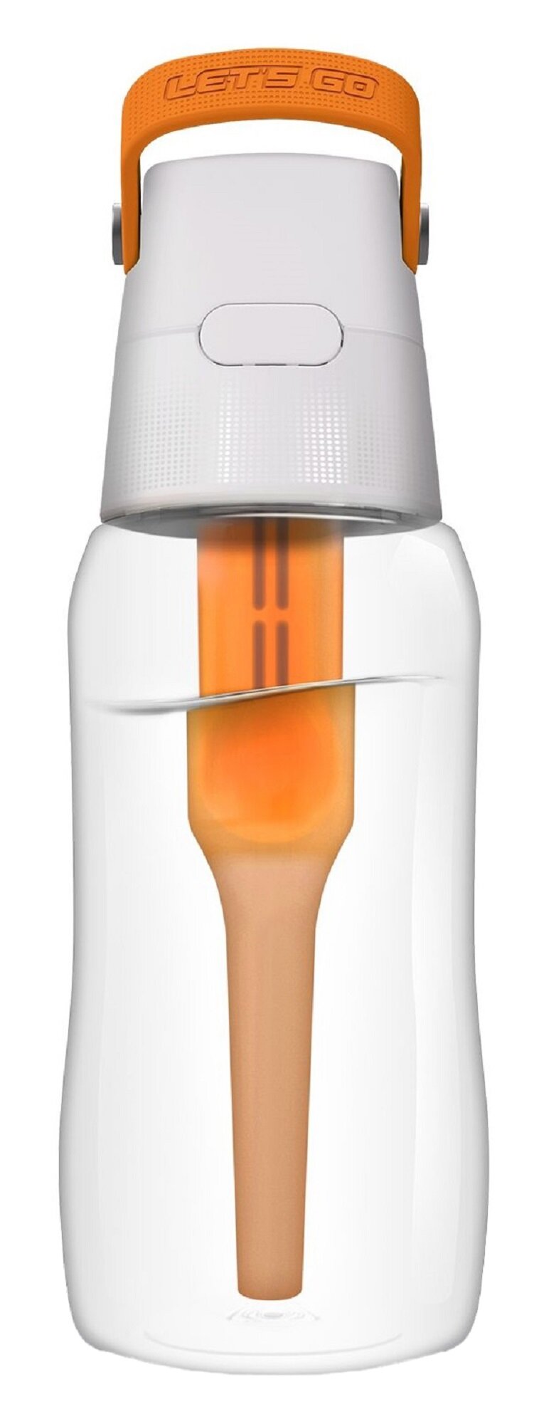 DAFI Solid 500 ml Bursztynowy + 2 filtry węglowe Butelka filtrująca ...