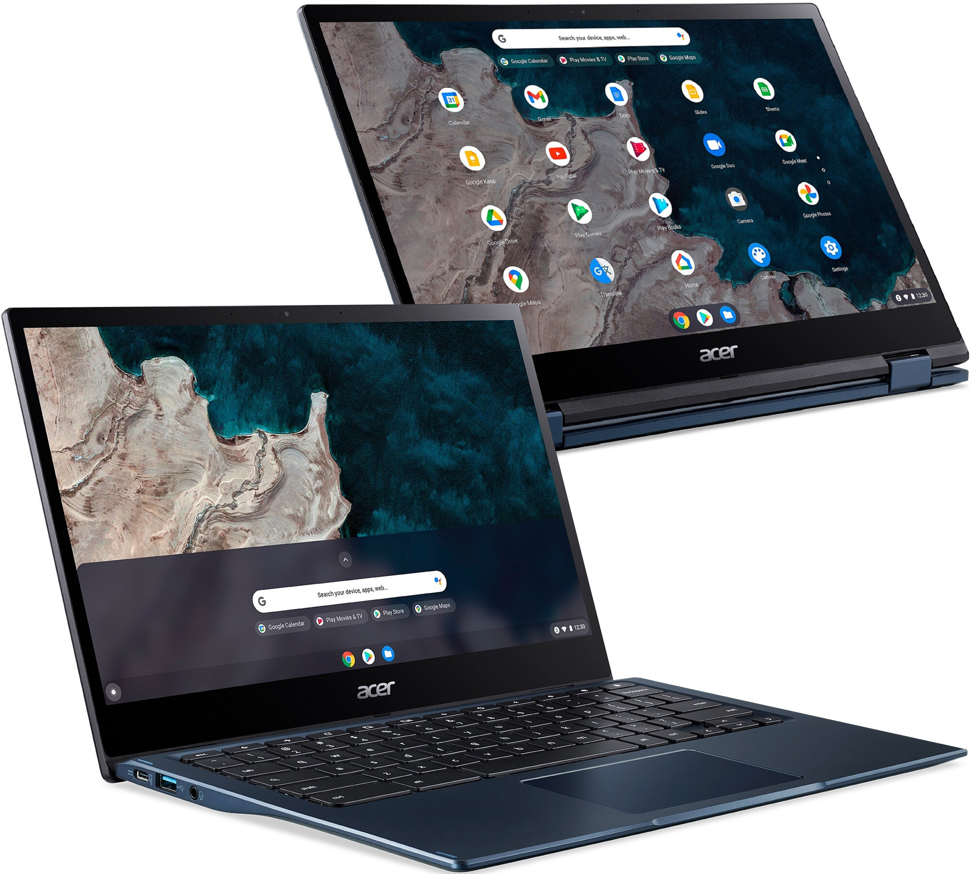 ACER Chromebook 513 CP513-1H-S4CP 13.3" IPS SC7180 8GB RAM 64GB eMMC ...