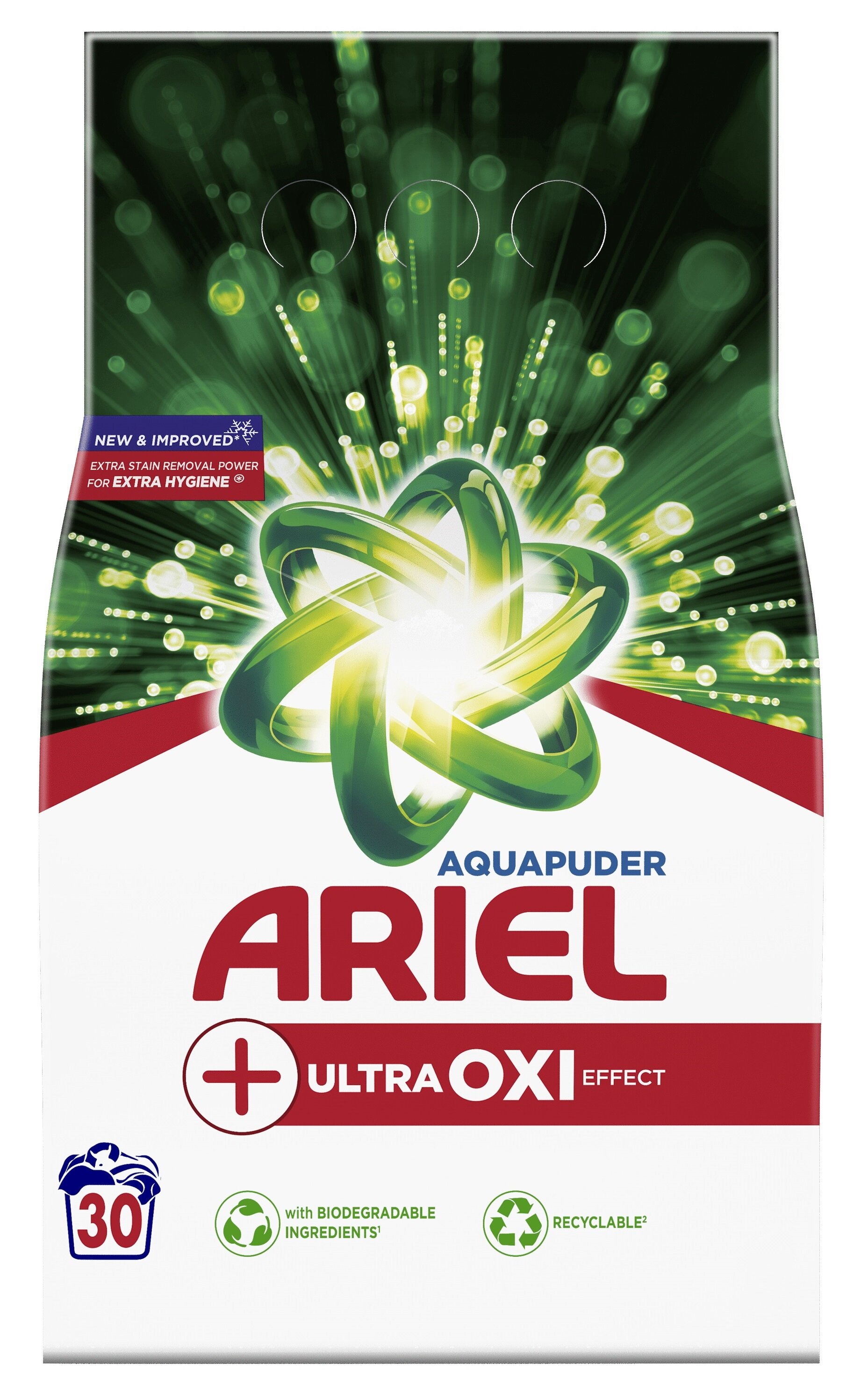 ARIEL AquaPuder Ultra Oxi 1.95 kg Proszek do prania - niskie ceny i ...