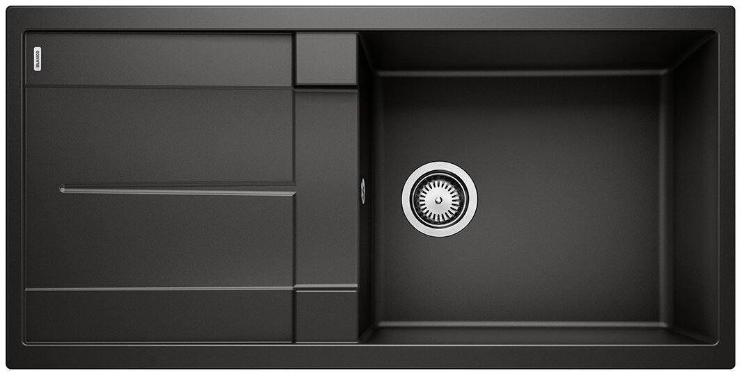 BLANCO Metra XL 6 S 525930 Czarny + Bateria BLANCO Mida-S 526146 Czarny ...