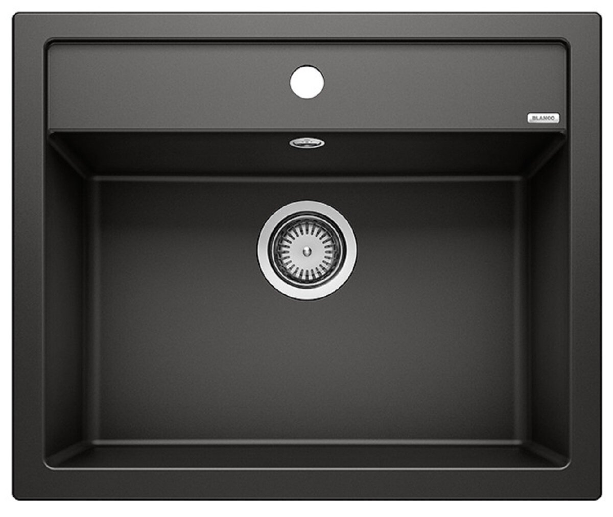 BLANCO Dalago 6 Czarny + Bateria BLANCO Mida-S 526146 Czarny + Młynek ...