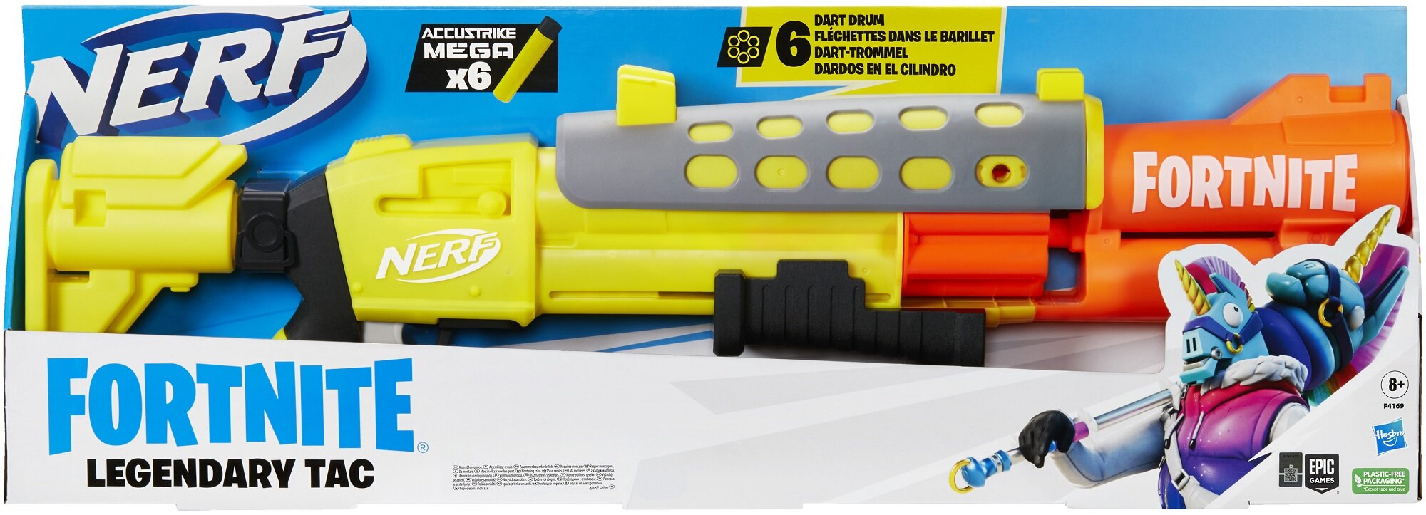 HASBRO Nerf Fortnite Legendary Tac F4169EU4 Wyrzutnia - niskie ceny i ...
