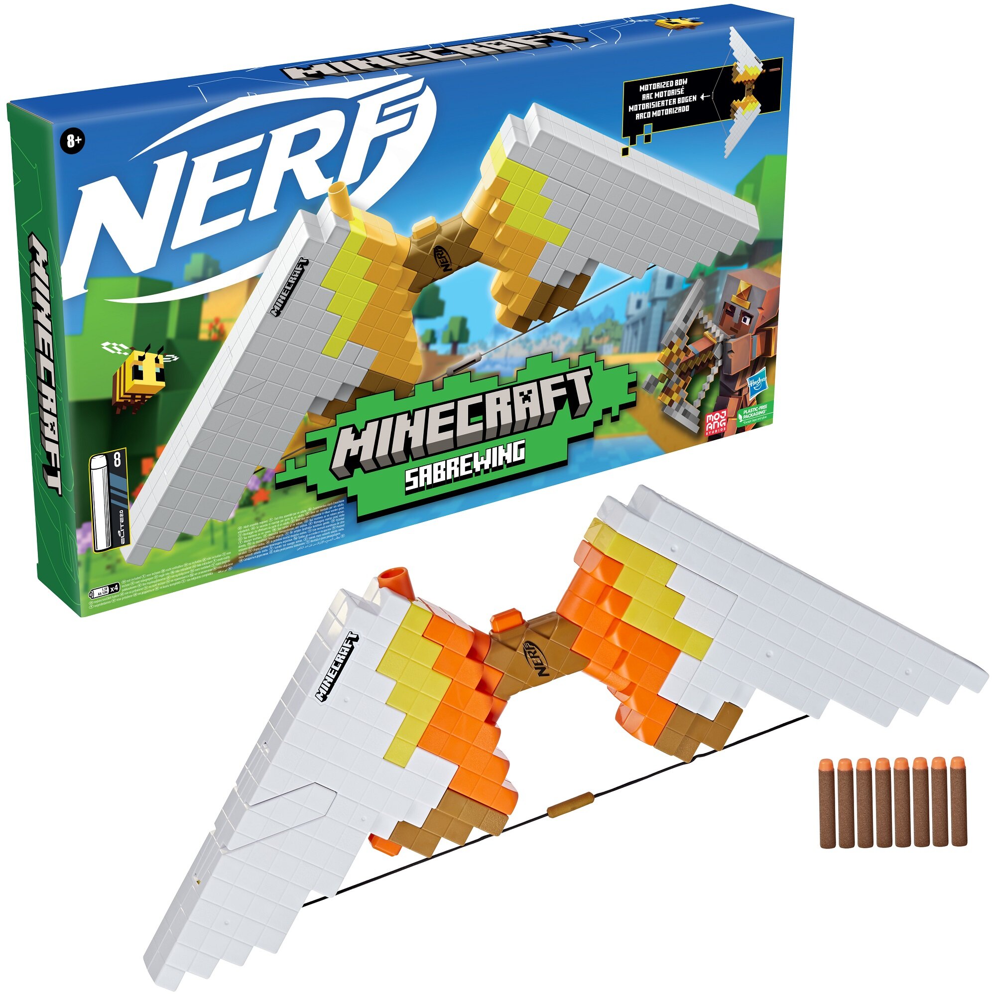 HASBRO Nerf Minecraft Sabrewing F4733EU4 Wyrzutnia - niskie ceny i ...