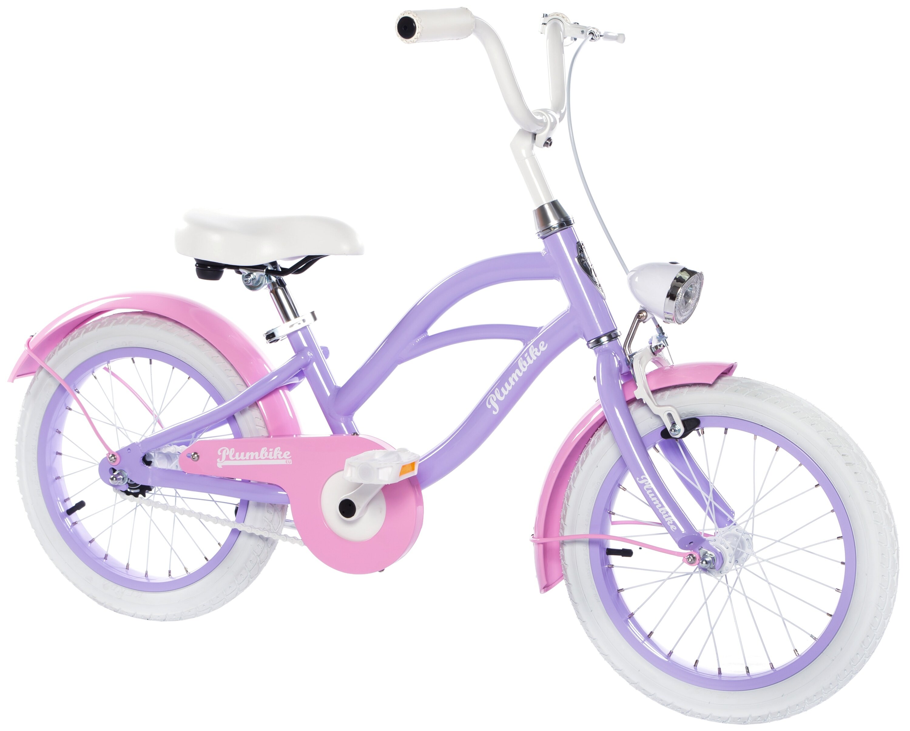 PLUMBIKE Princess Maggie 16 cali dla dziewczynki Fioletowy Rower ...