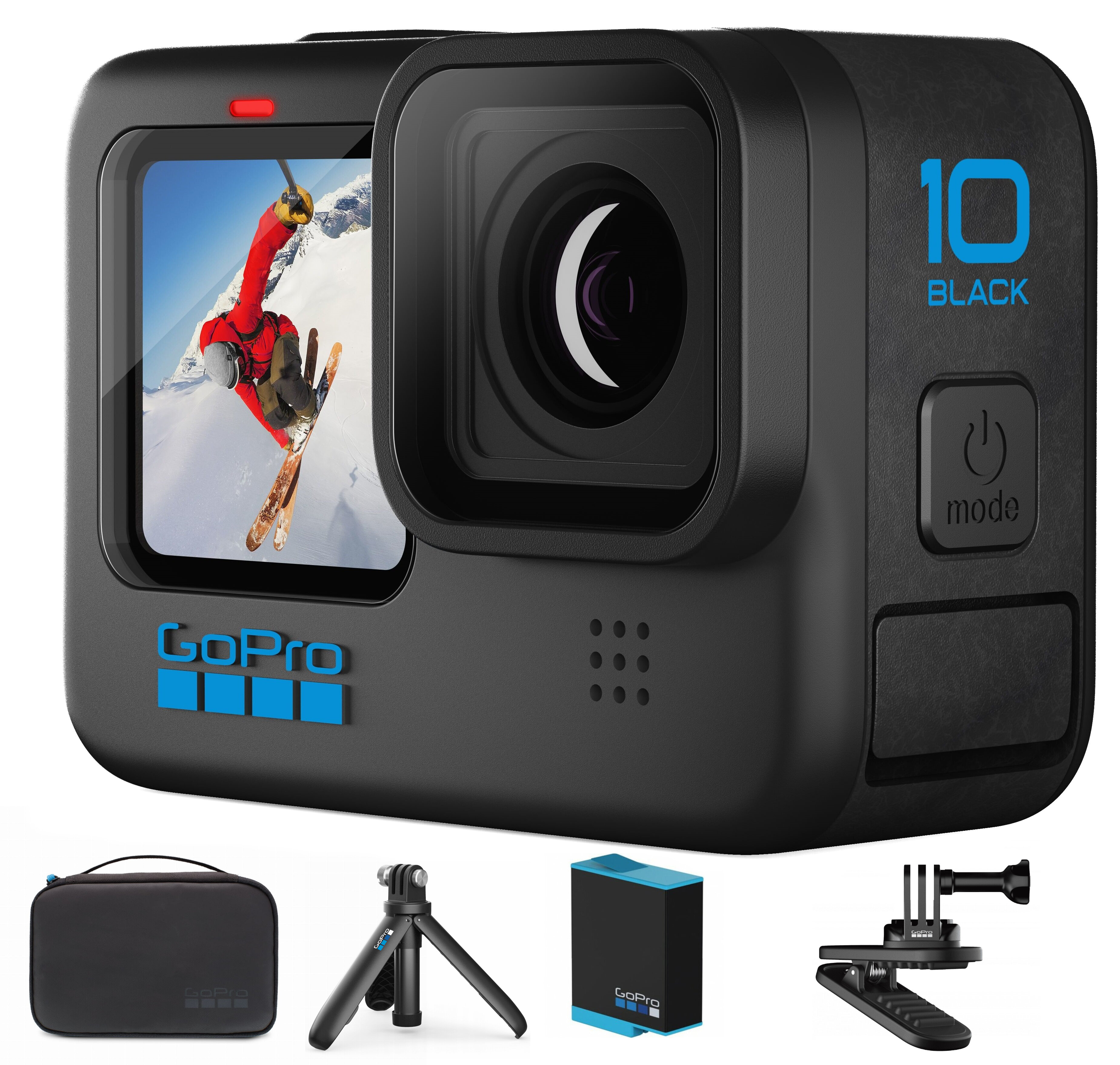 GOPRO HERO10 Black + Zestaw akcesoriów Hard Bundle Kamera sportowa - niskie ceny i opinie w ...