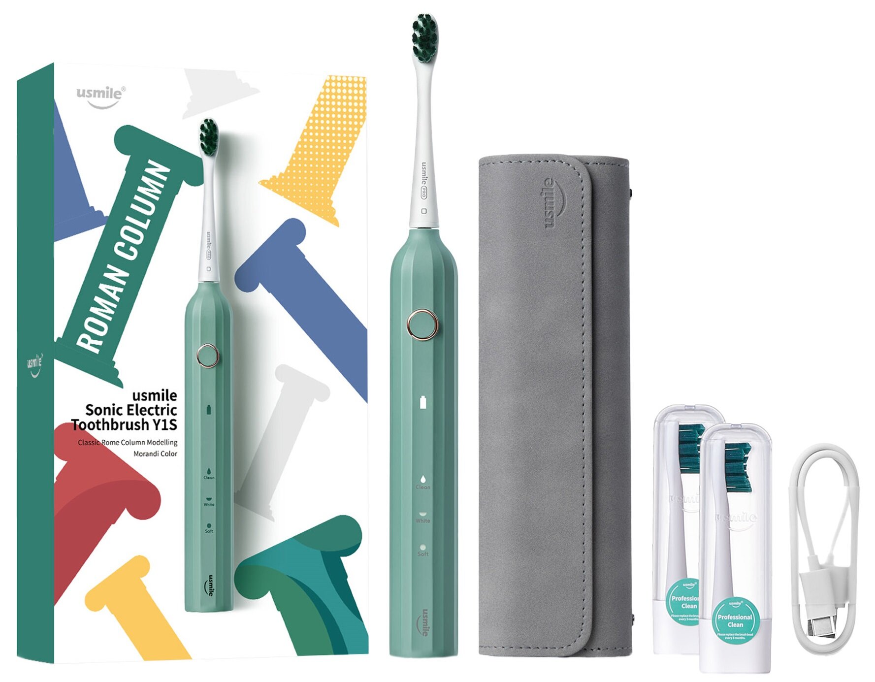USMILE Y1S Zielony Szczoteczka soniczna - niskie ceny i opinie w Media Expert