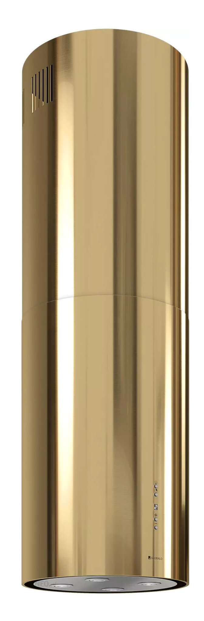 GLOBALO Cylindro Isola 39.6 Złoty Okap - niskie ceny i opinie w Media ...