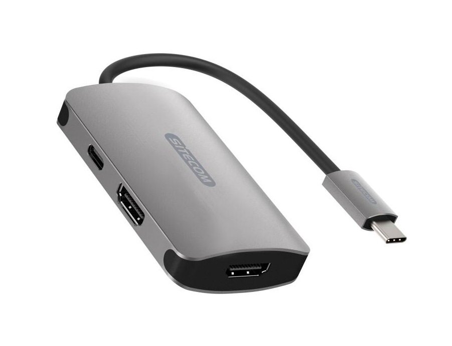 SITECOM CN-398 Adapter USB-C - 2x HDMI - USB-C - niskie ceny i opinie w Media Expert
