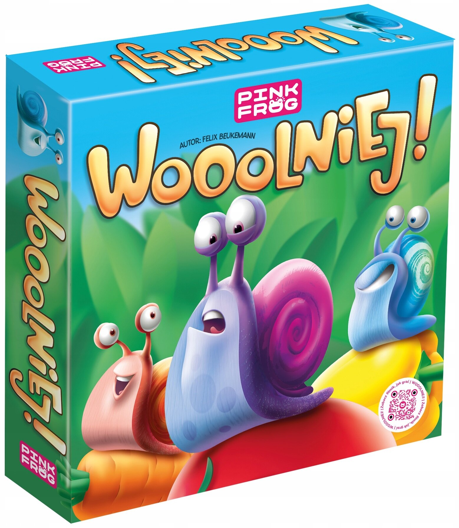 PINK FROG Wooolniej! Gra planszowa - niskie ceny i opinie w Media Expert