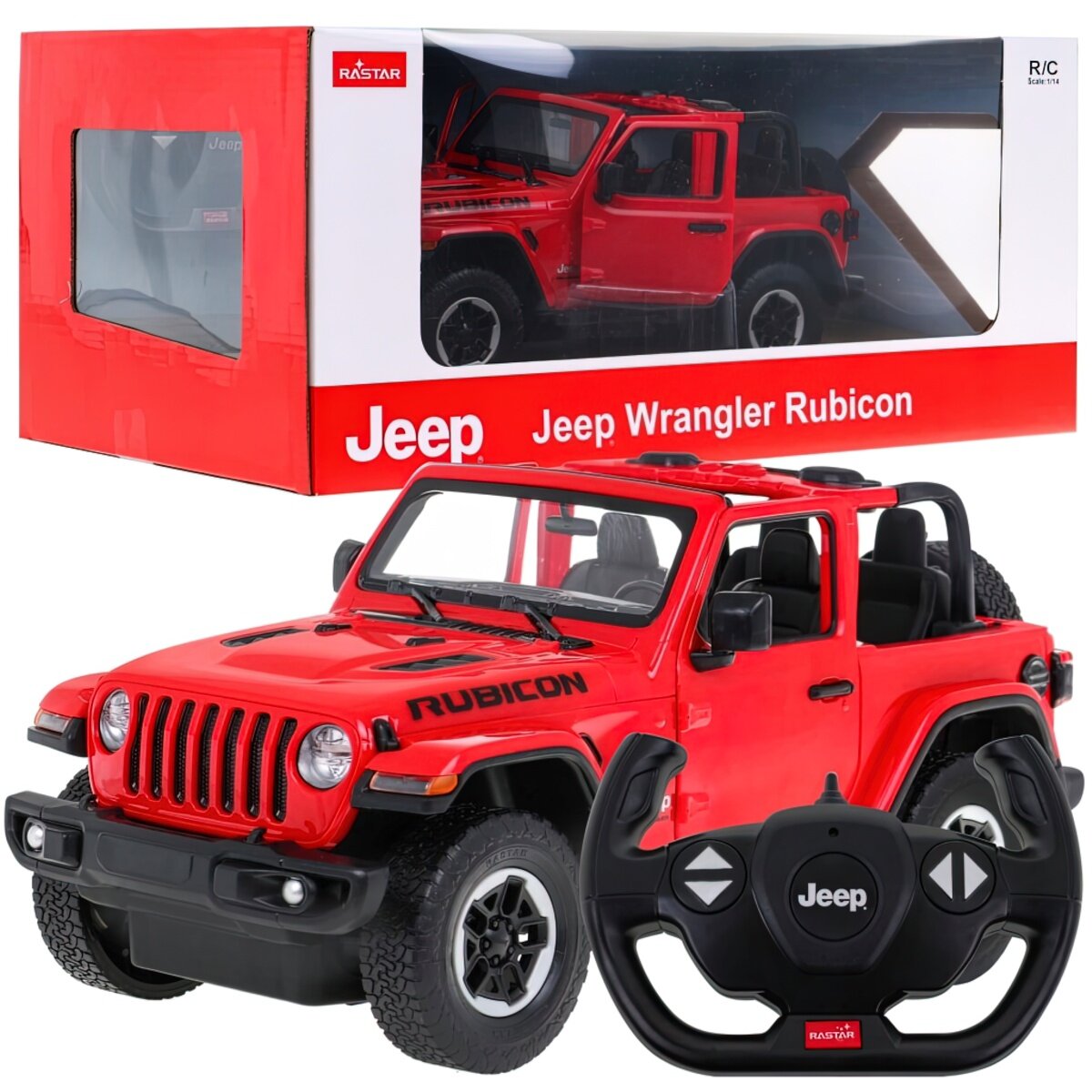 RASTAR Jeep Wrangler JL GRA2016 Samochód zdalnie sterowany - niskie ...