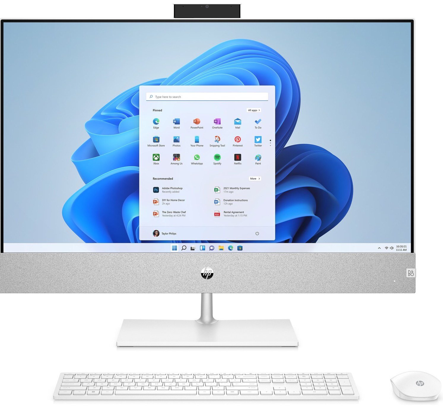 HP Pavilion 27-ca1002nw 27" IPS i5-12400T 16GB RAM 1TB SSD GeForce ...