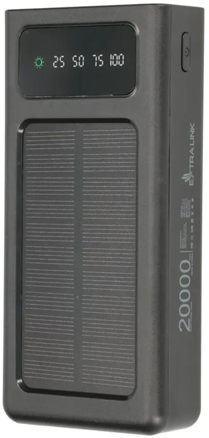 EXTRALINK EPB-092 20000 mAh 10W Czarny Powerbank solarny - niskie ceny ...