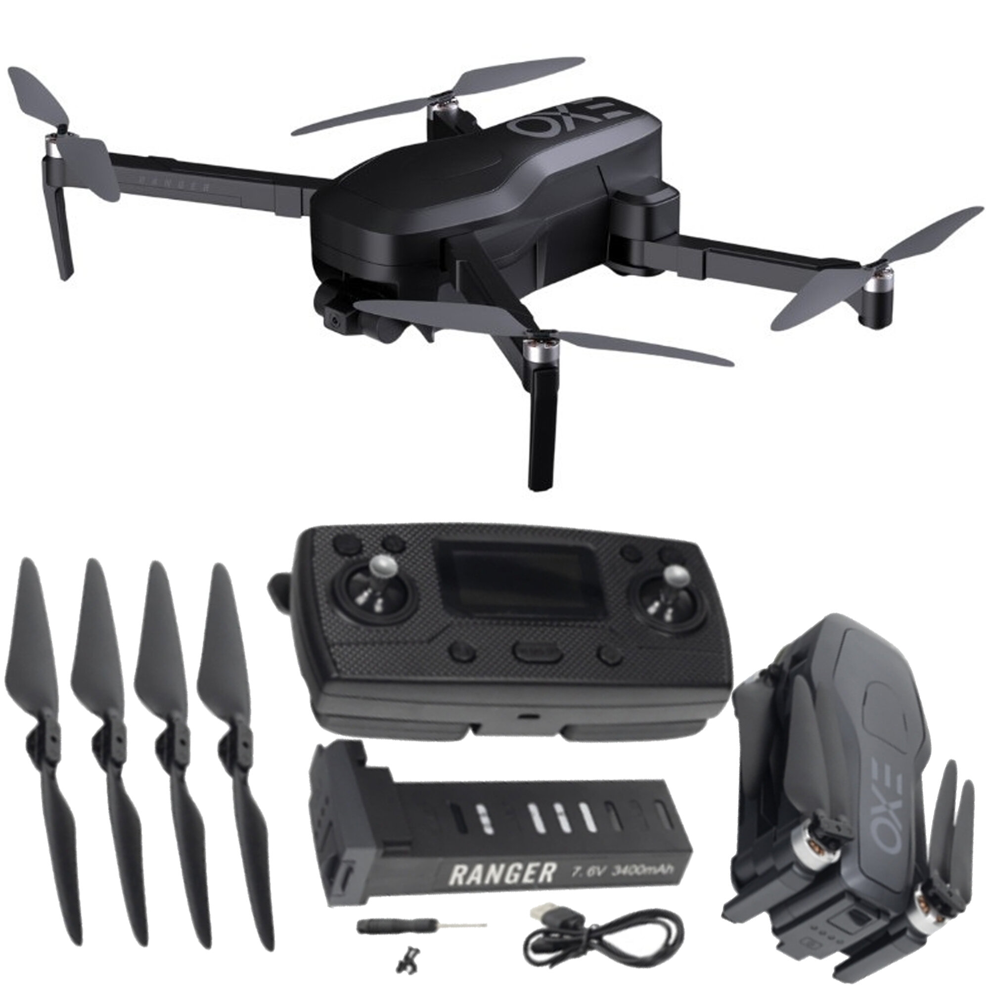 EXO Ranger Plus X7 Black Edition Kit Dron - niskie ceny i opinie w ...