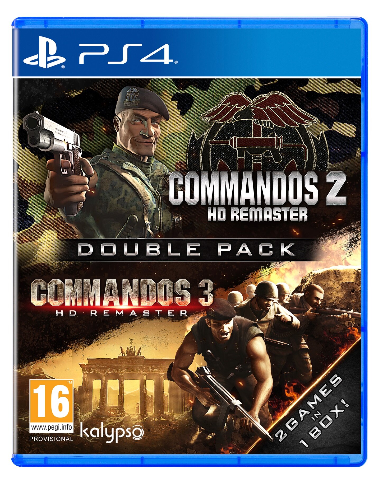 Commandos 2 & Commandos 3 HD Remaster Gra PS4 (Kompatybilna z PS5 ...