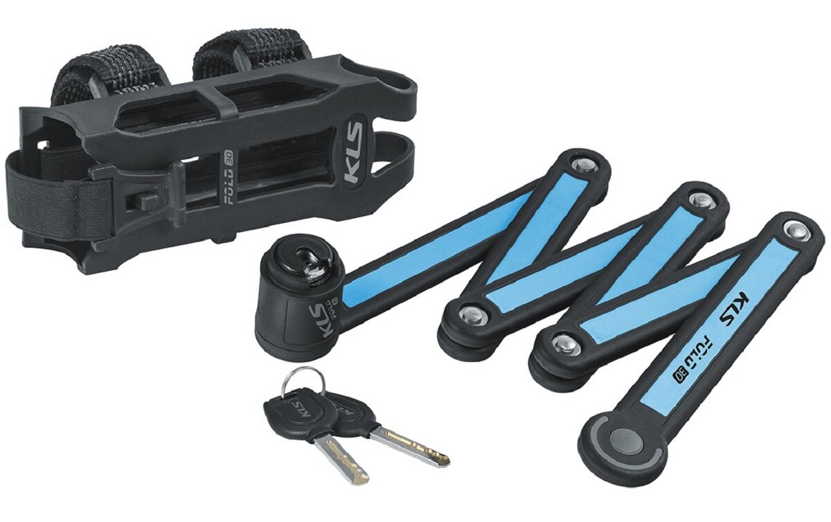 KELLYS Fold 30 Folding lock Składane Niebieski Zapięcie rowerowe ...