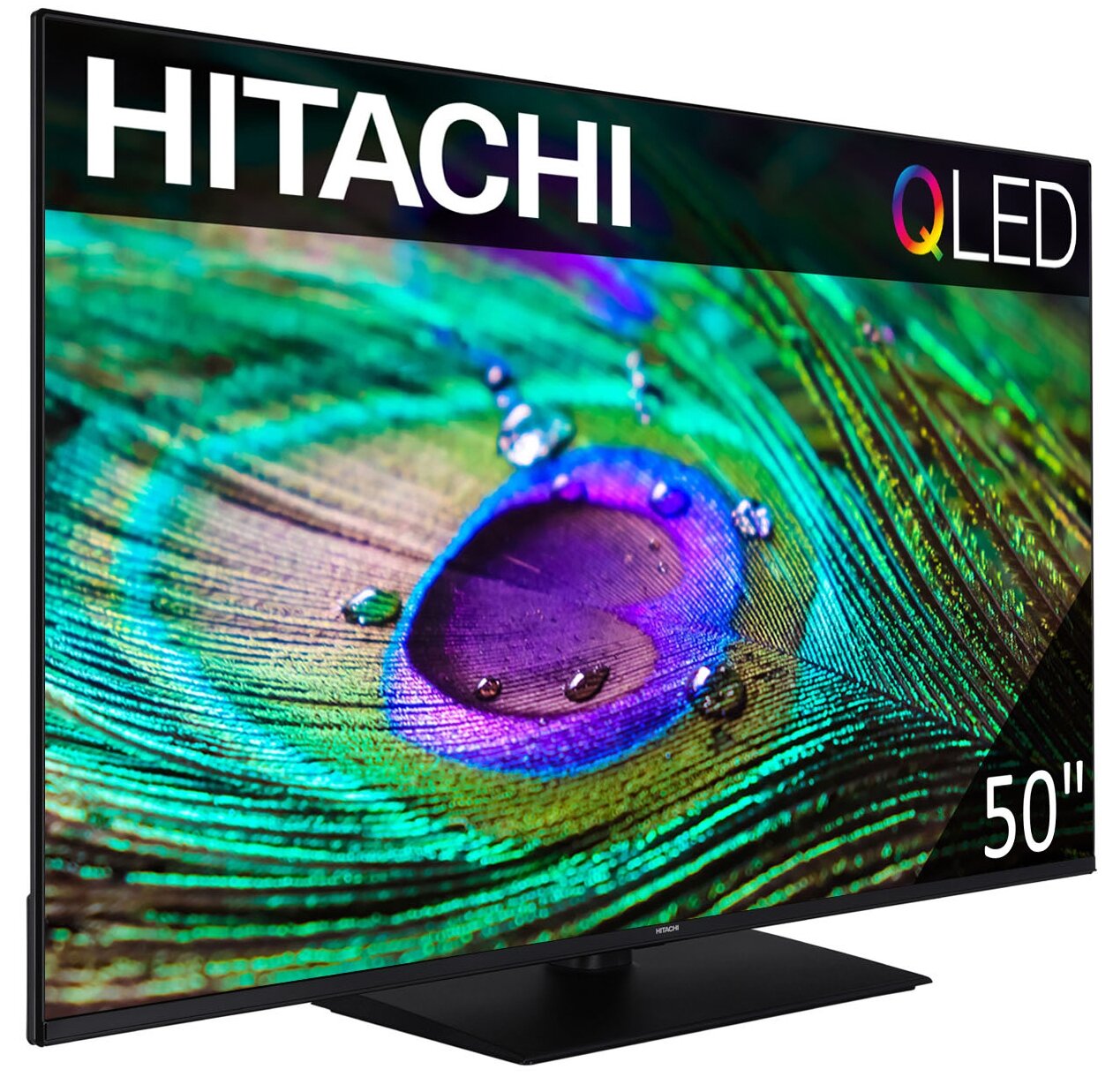 HITACHI 50HAQ6360 50" QLED 4K Android TV Dolby Vision Telewizor ...