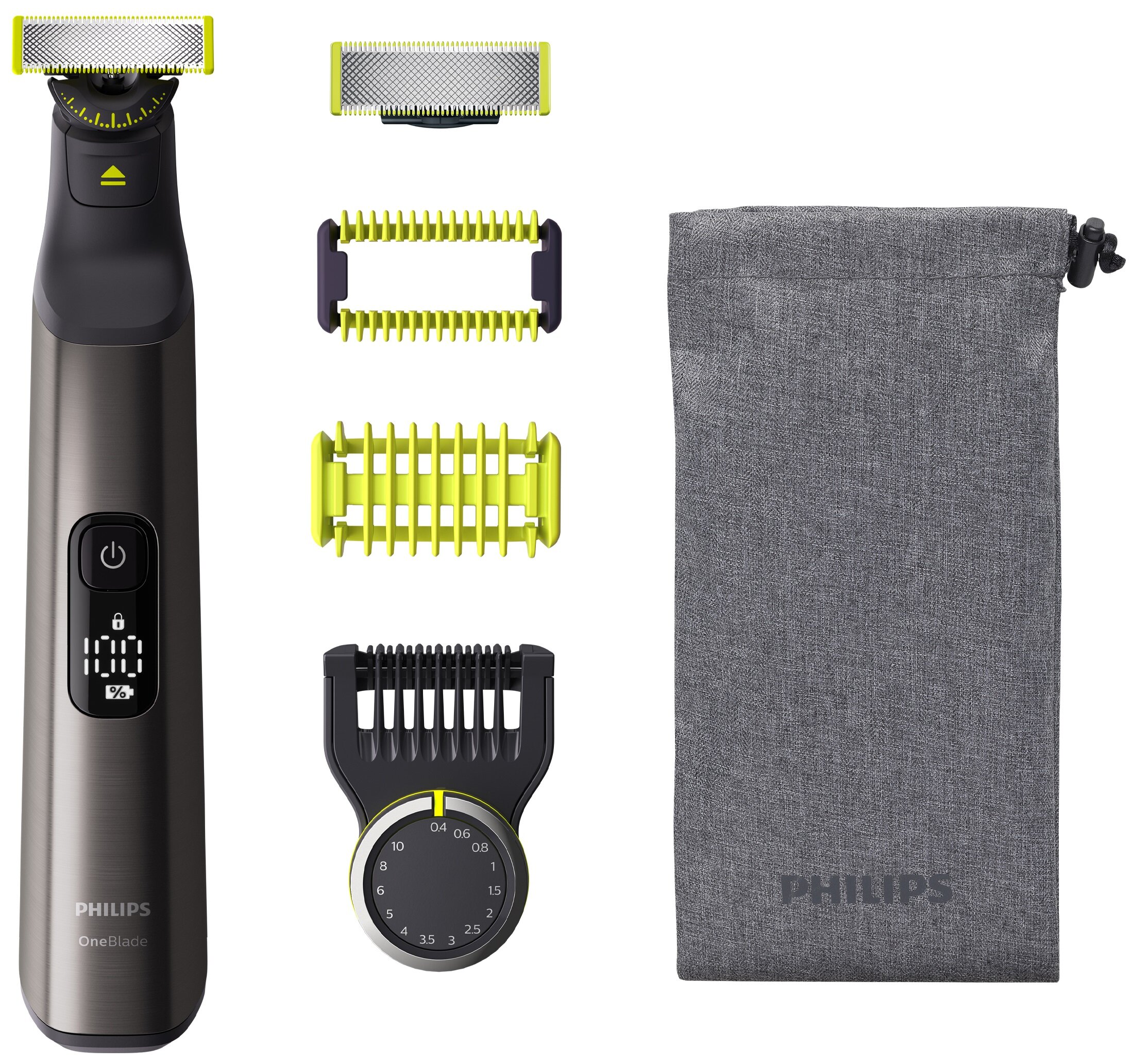 PHILIPS OneBlade Pro QP6551/15 + Ostrza golarki PHILIPS OneBlade QP240 ...