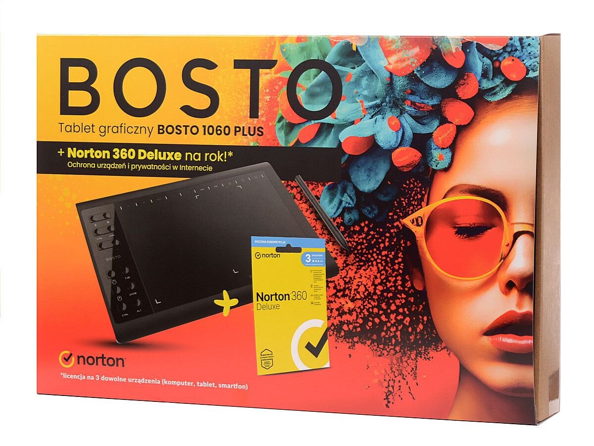 BOSTO 1060 Plus + Norton 360 Deluxe (3 urządzenia 1 rok) Tablet ...